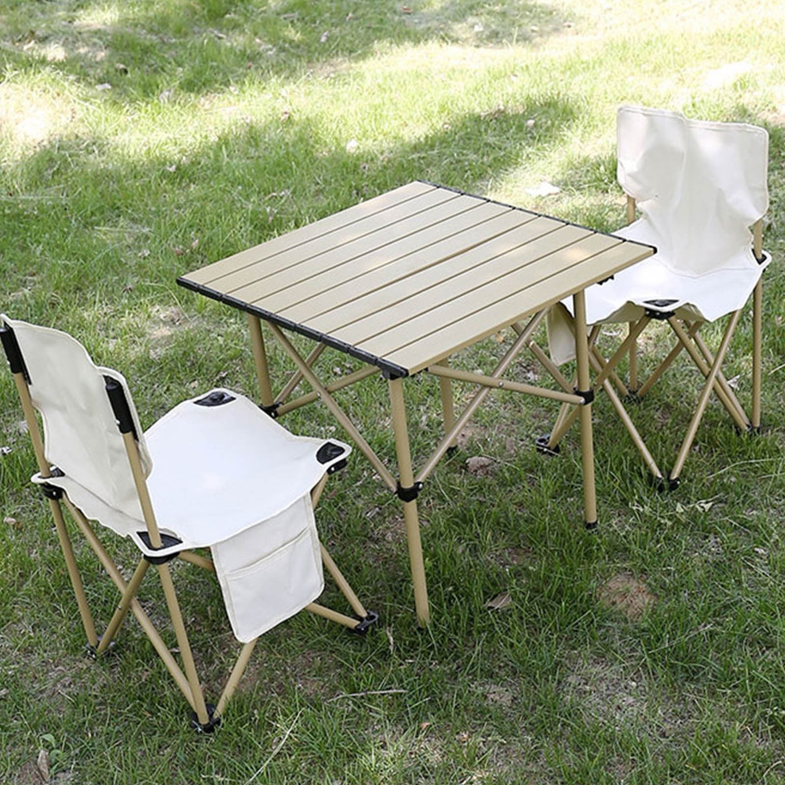 TOPRenddon Folding Camping Collapsible Chairs Heavy Duty Lawn Chair ...