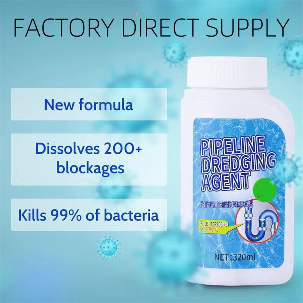 TOPRenddon Heavy Duty Drain Cleaner 320ml - Fast Acting Clog Remover ...