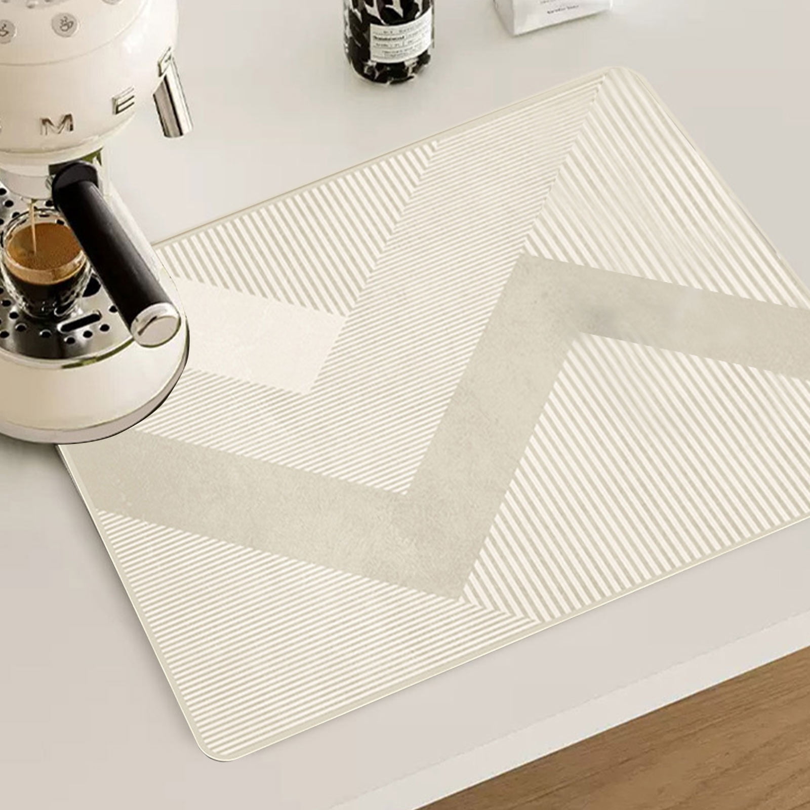 TOPRenddon Countertop Diatomite Water-absorbing Quick-drying Mat Hand ...