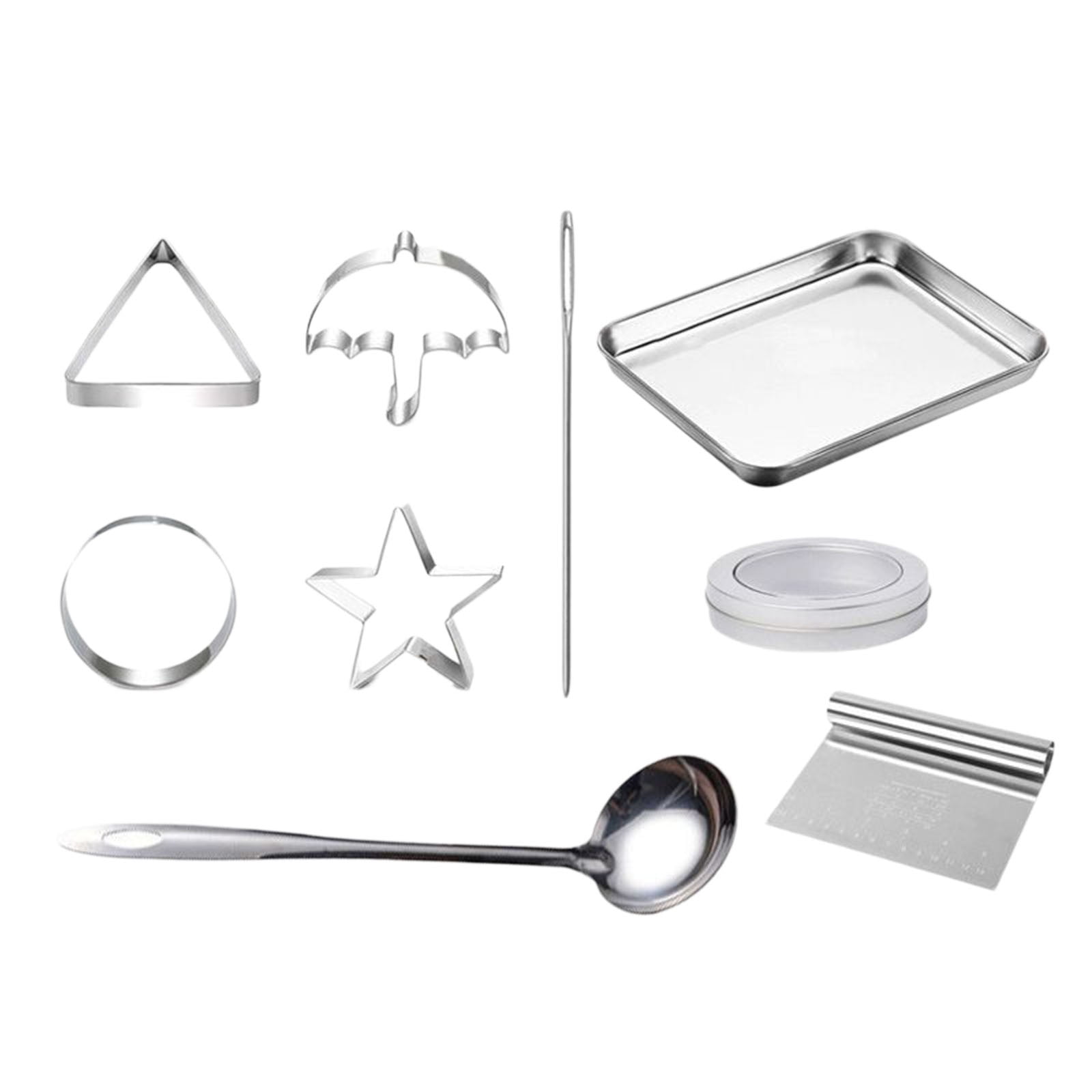 TOPRenddon Korean Sugar Candy Making Tools, 11PCSStainless Steel Cookie ...