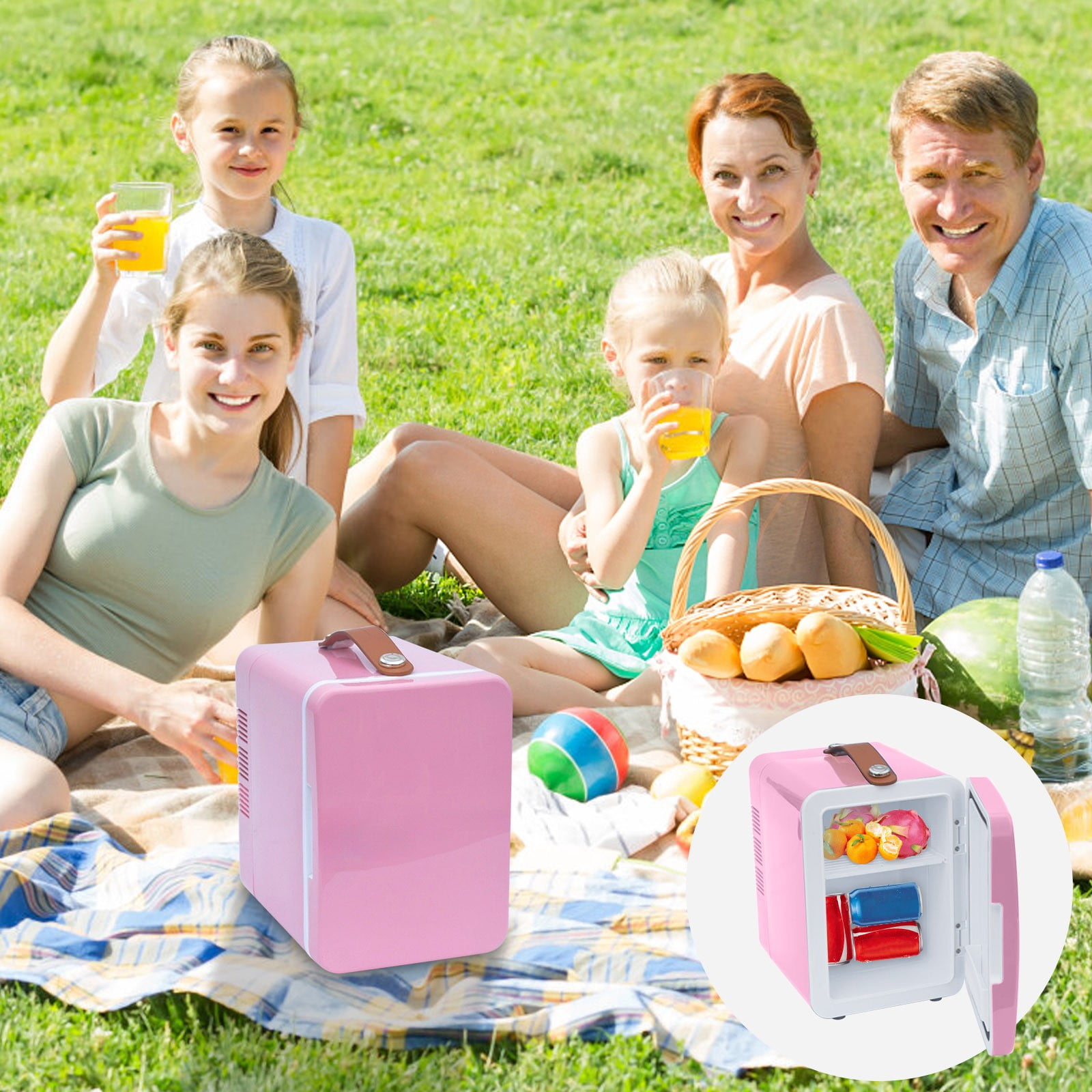 TOPRenddon Mini Fridge for Bedroom Skincare Cooler & Warmer Portable ...