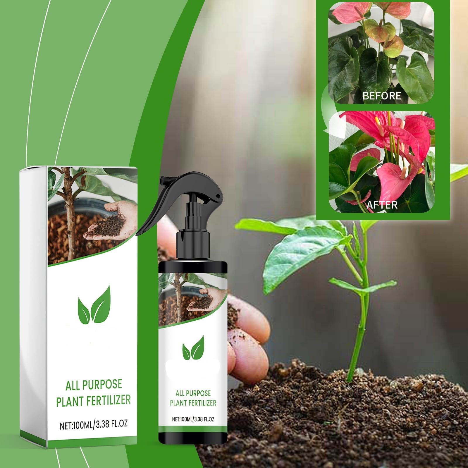 TOPRenddon Organic Plant Growth Promoter Liquid – Root Booster for ...