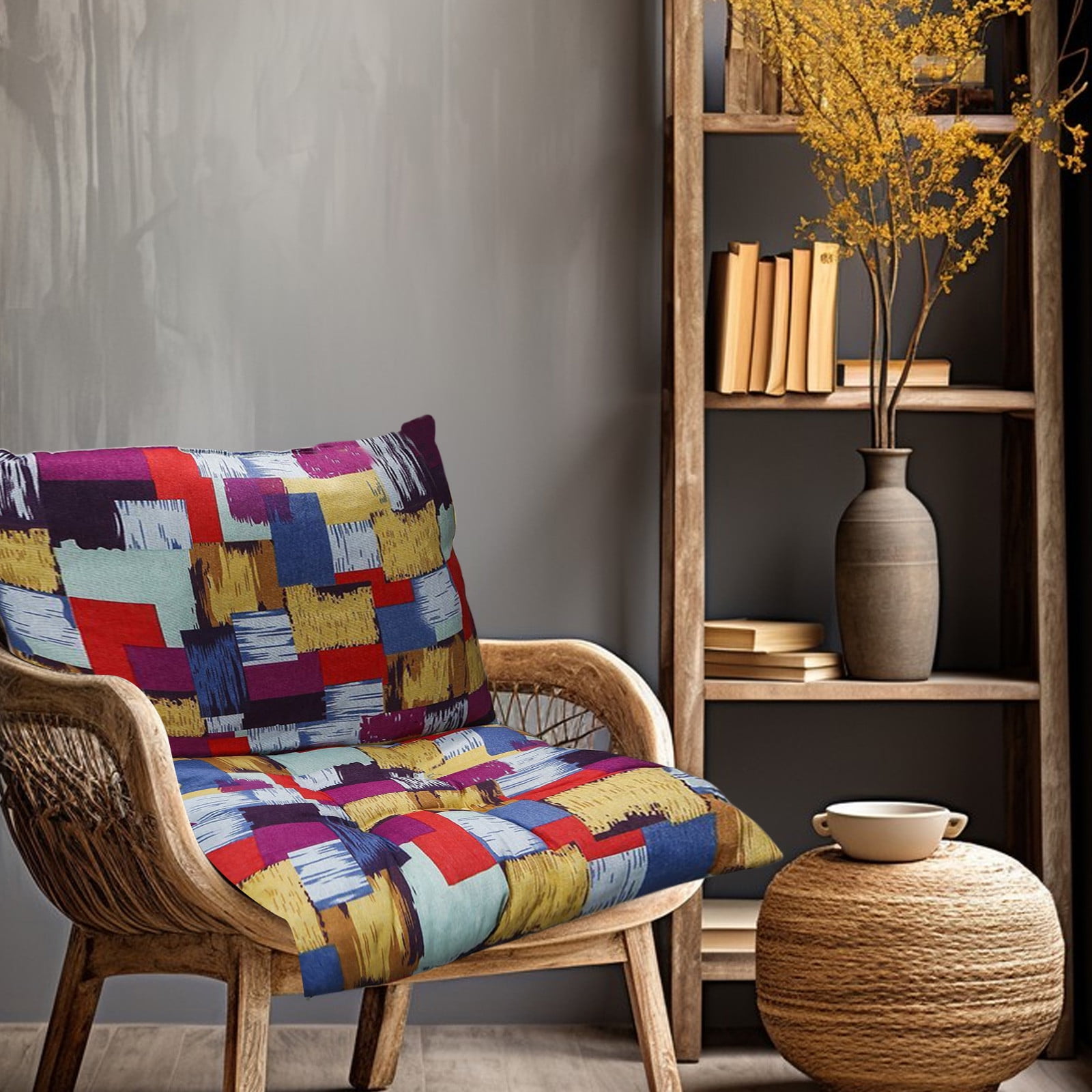 TOPRenddon Outdoor Rocking Chair Cushions, Indoor & Outdoor Rocker ...