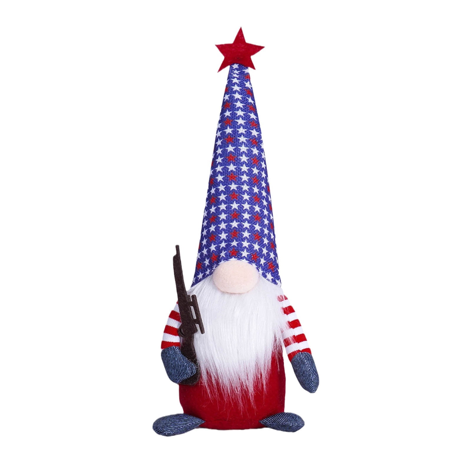 TOPRenddon Patriotic Gnomes Decorations，Patriotic Gnome Plush President ...