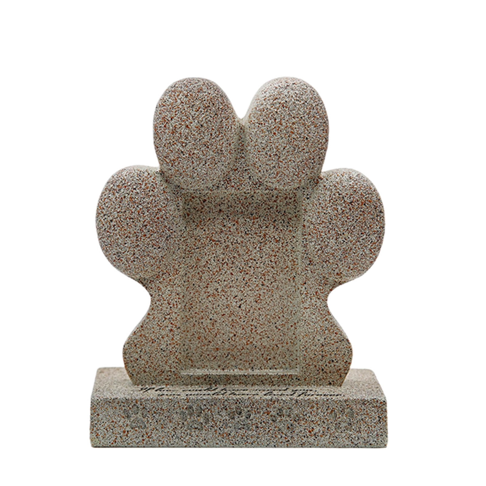 TOPRenddon Personalized Pet Memorial Stone for Dogs - Realistic Resin ...