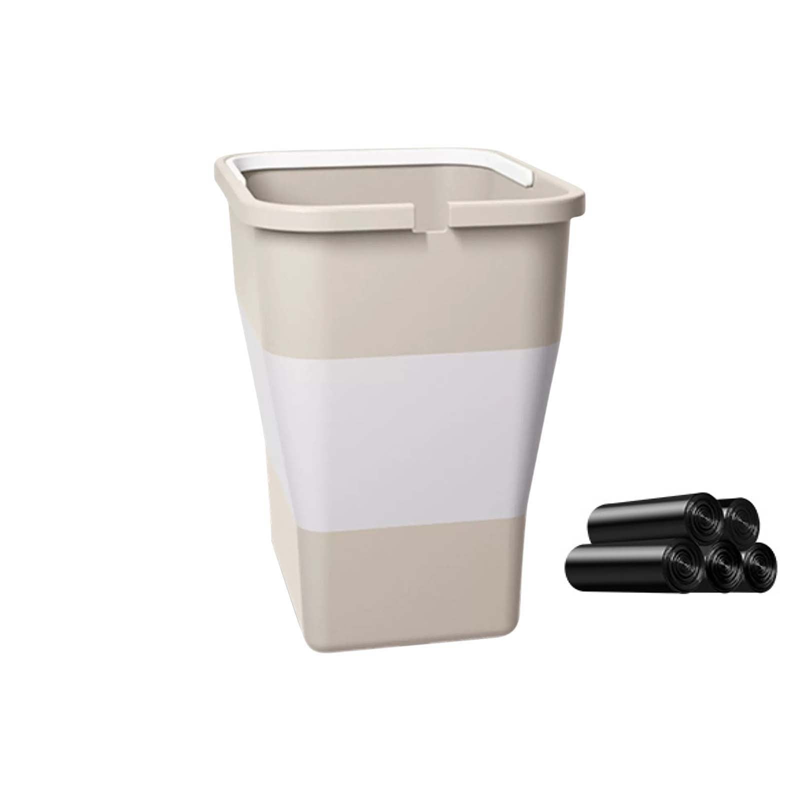TOPRenddon Plastic Small Trash Can Wastebasket，Garbage Container Basket ...