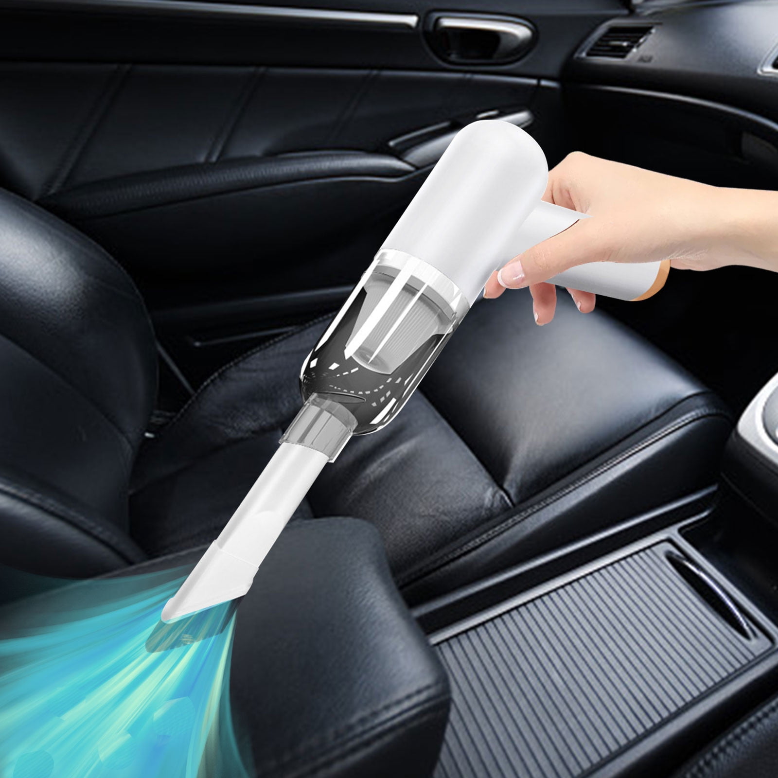 TOPRenddon Portable Car Vacuum Cleaner Handheld Vacuum Car Vacuum With ...