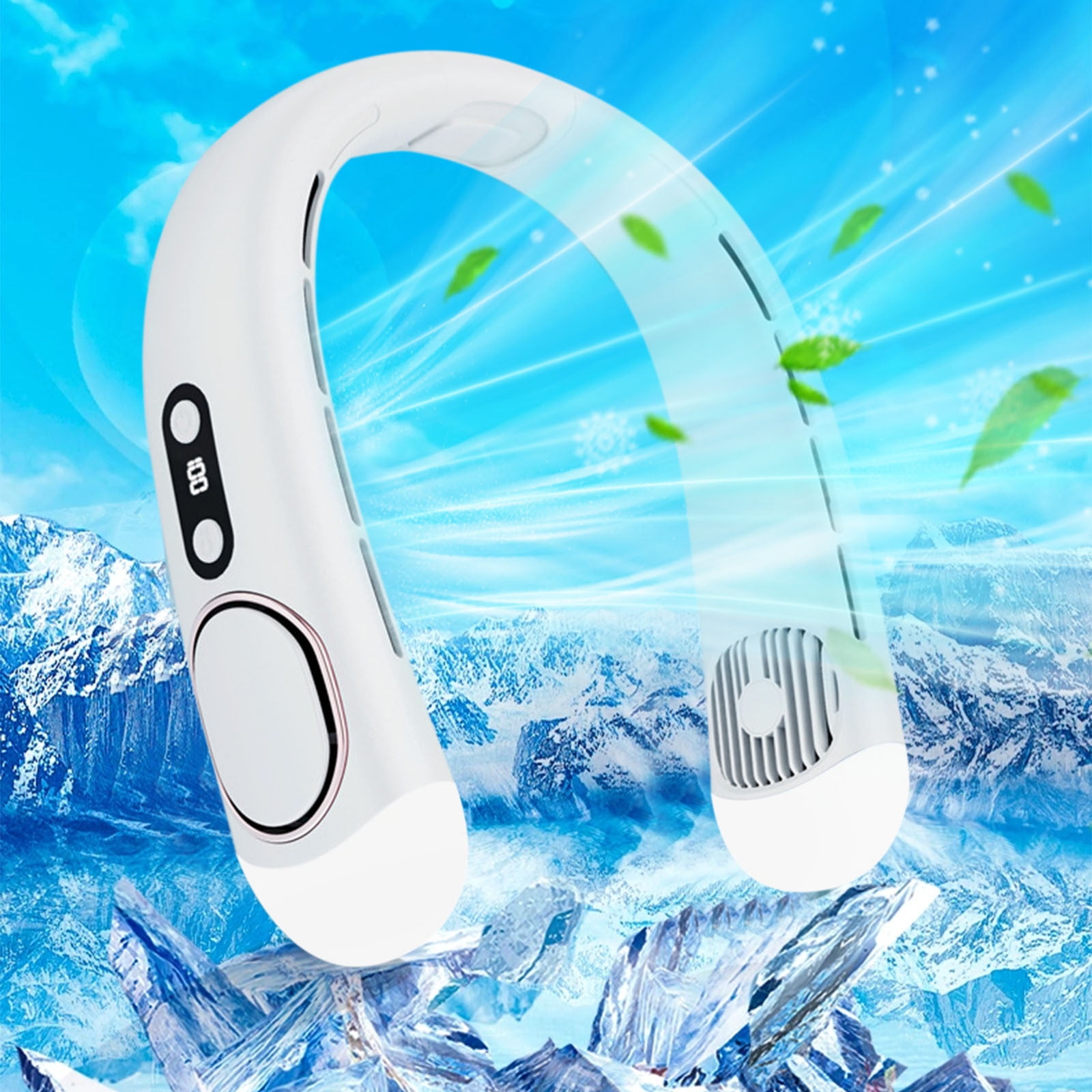 TOPRenddon Portable Neck Fan，Portable Face Fan Personal USB Hands-Free ...