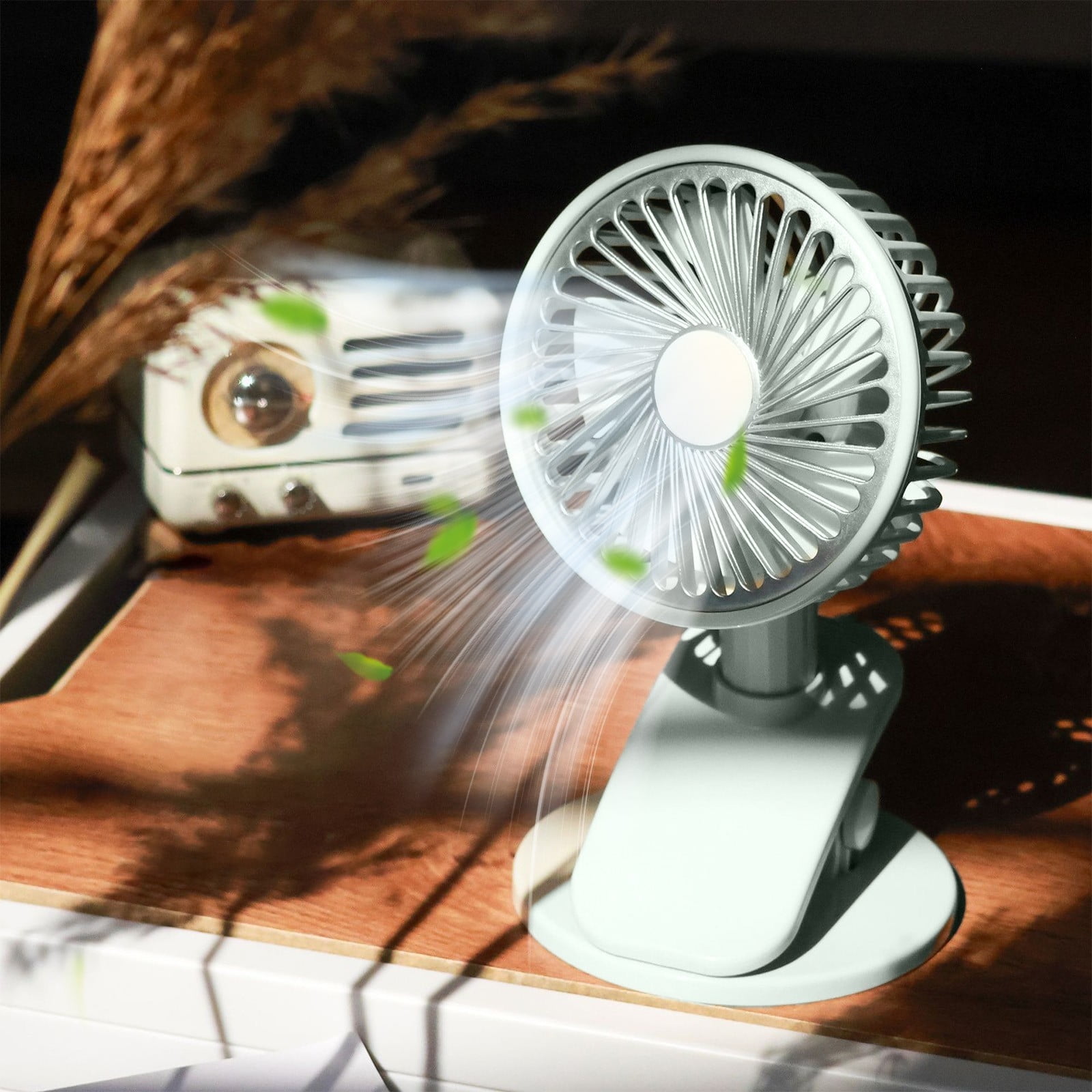 TOPRenddon Powered Table Fan | Adjustable Table Fan | Offices Desktop ...