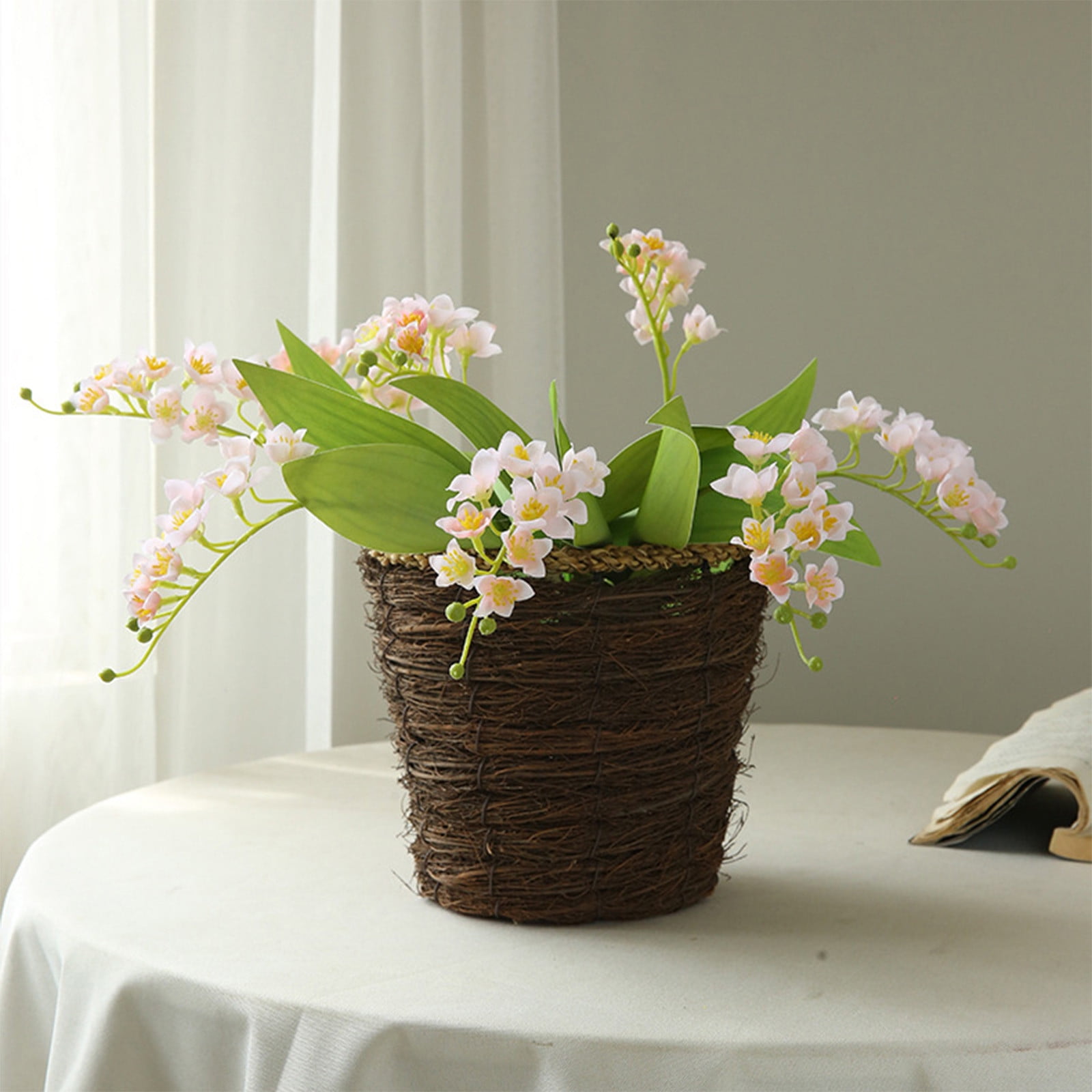 TOPRenddon Real Touch Anemone Artificial Flowers | Silk Fake Wind ...