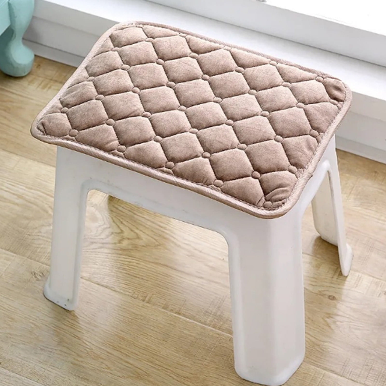 TOPRenddon Rectangle Bench Stool Cushion, Non-Slip Saddle Stool Pads ...