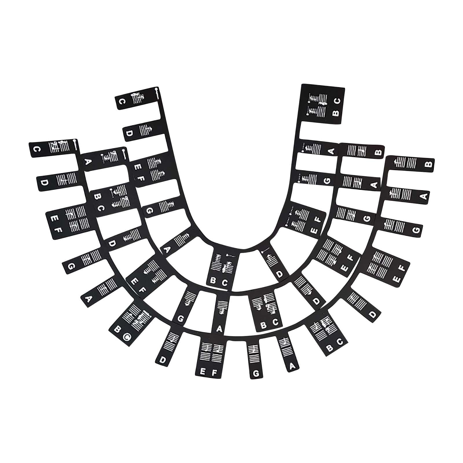 TOPRenddon Removable Piano Keyboard Note Labels for 88 Key Full Size ...