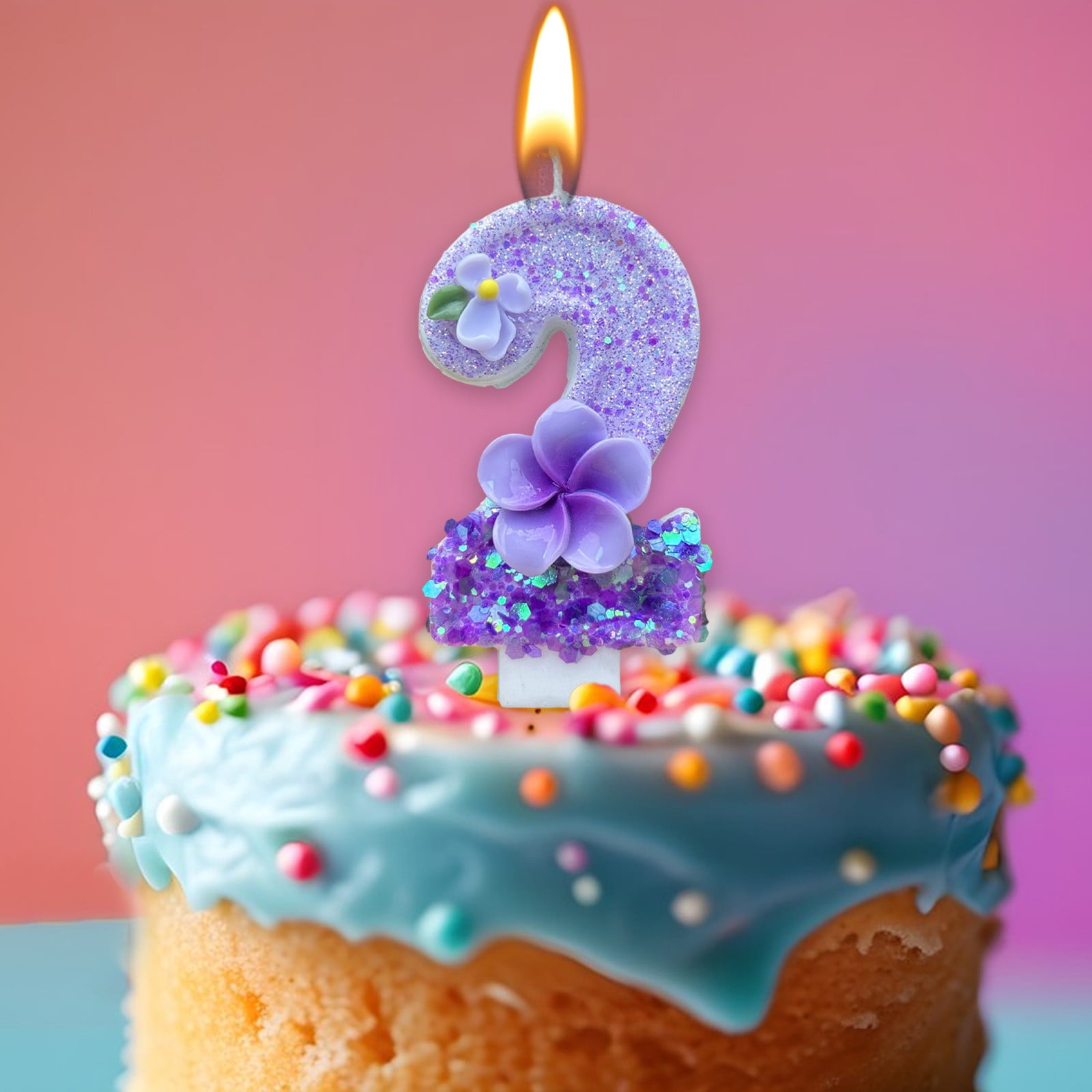 TOPRenddon Roman Numeral Birthday Candles - Elegant Number Cake Toppers ...