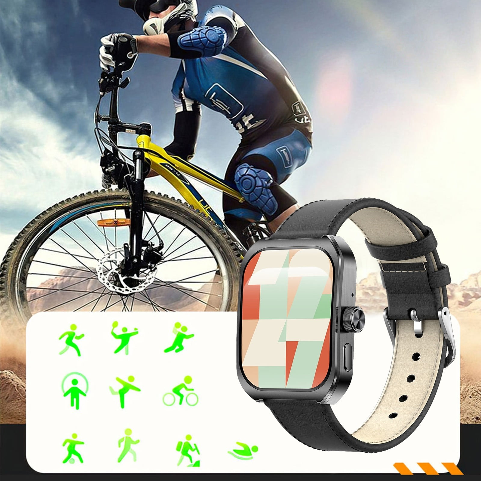 TOPRenddon Smart Watch,Smart Watch IP68 Smartwatch Sleep Monitoring ...