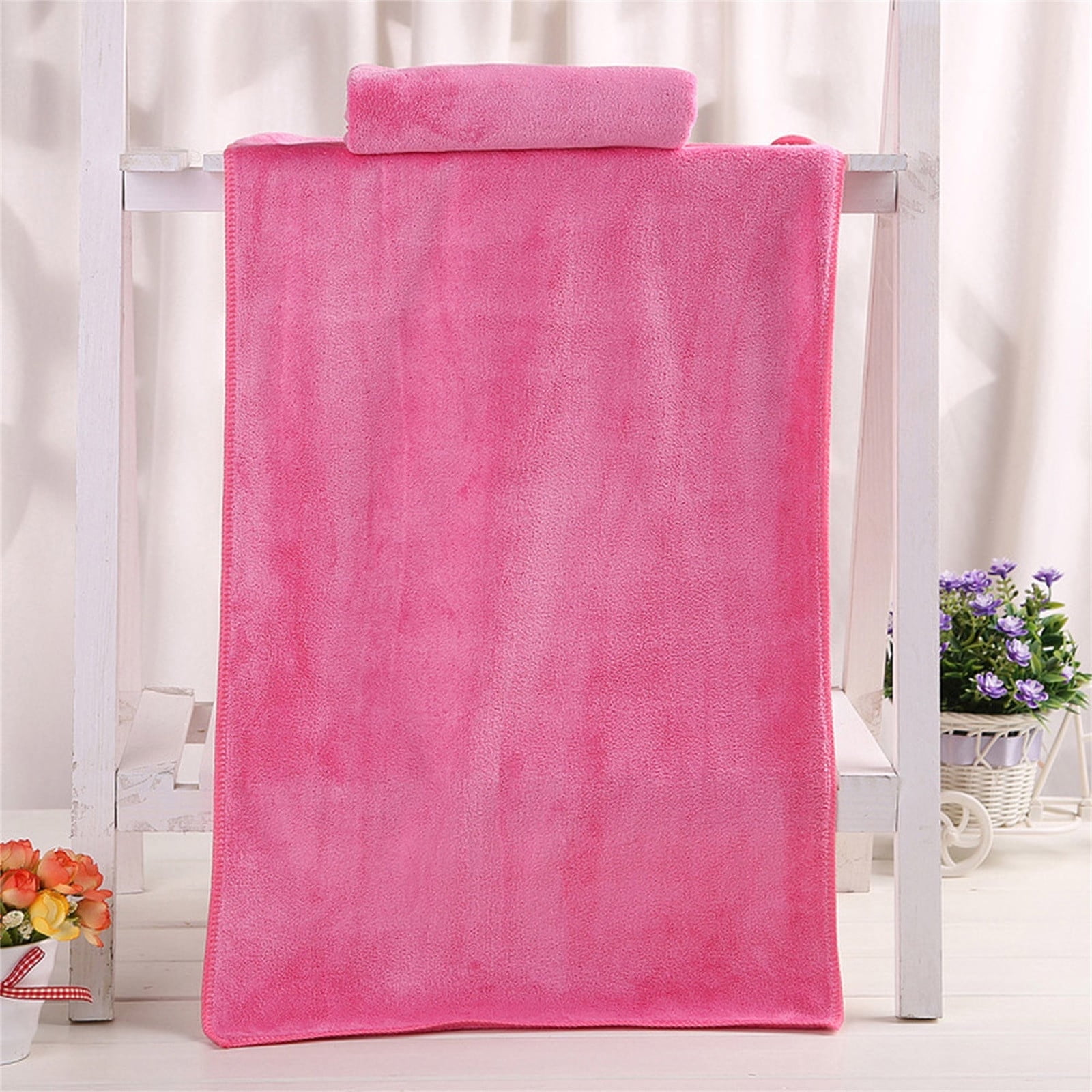 13.7x29.5" Microfiber Face Towel, Super Absorbent Ultra-Soft Hand ...
