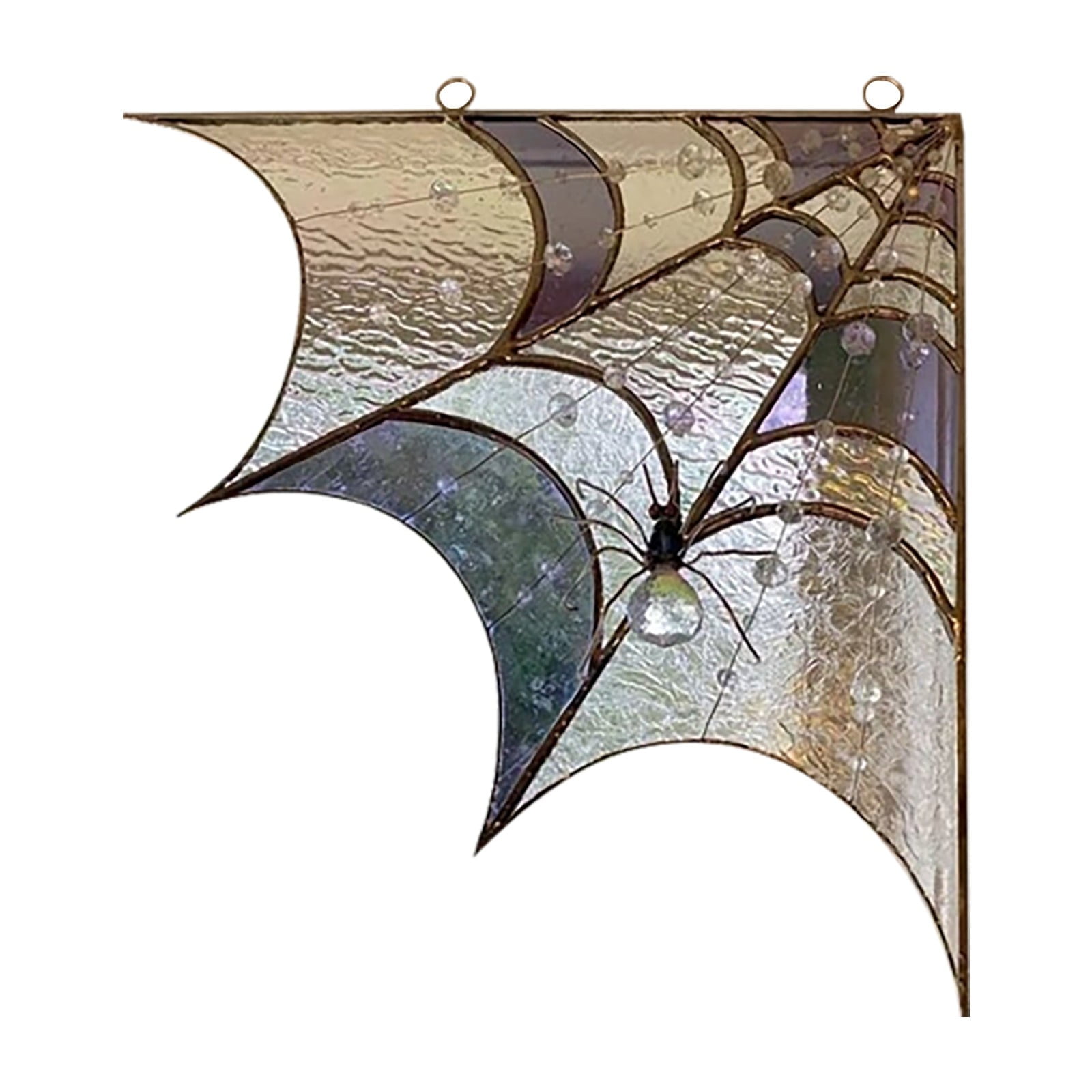 TOPRenddon Spiderweb Door Topper Stained Glass Spider Webs Corner ...