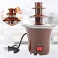 TOPRenddon Three-Layer Chocolate Fountain Melter 110V - Food-Grade PC ...