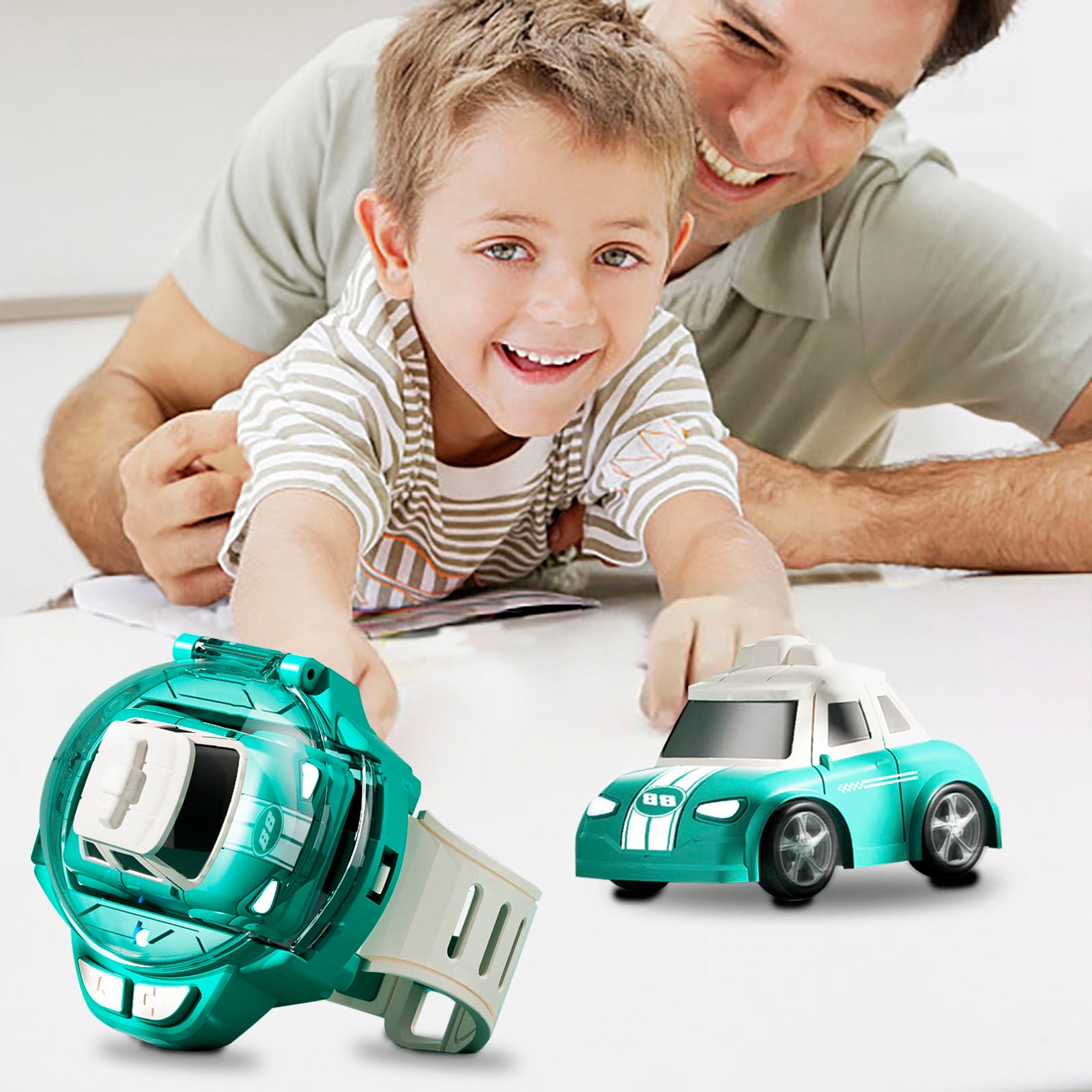TOPRenddon Watch Remote Control Car Toy, 2025 New Mini Racing Cars ...