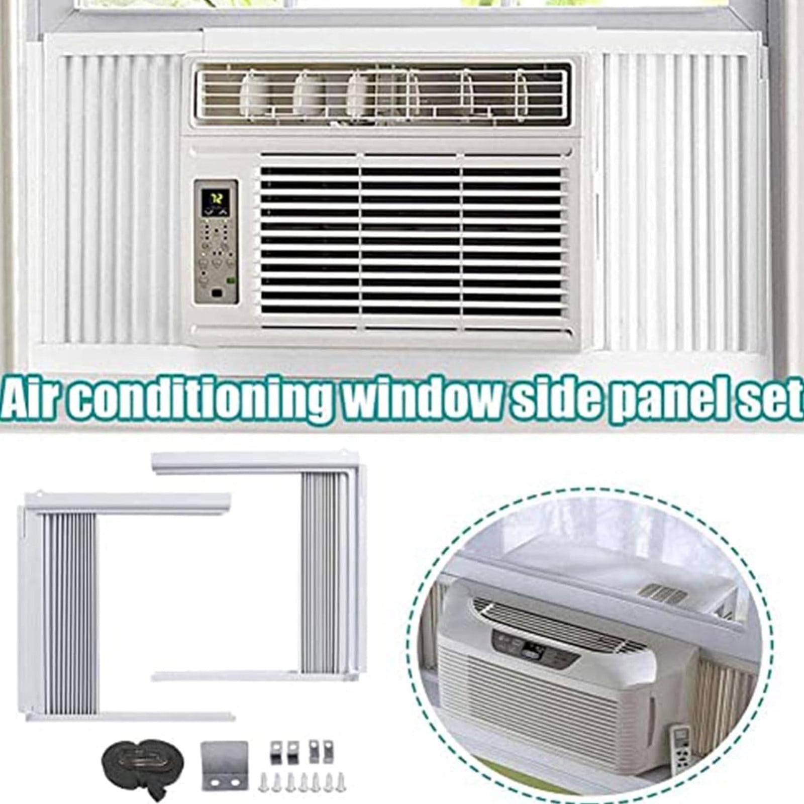 TOPRenddon Window AC Side Panels - Insulated Seal Kit for Window Air ...