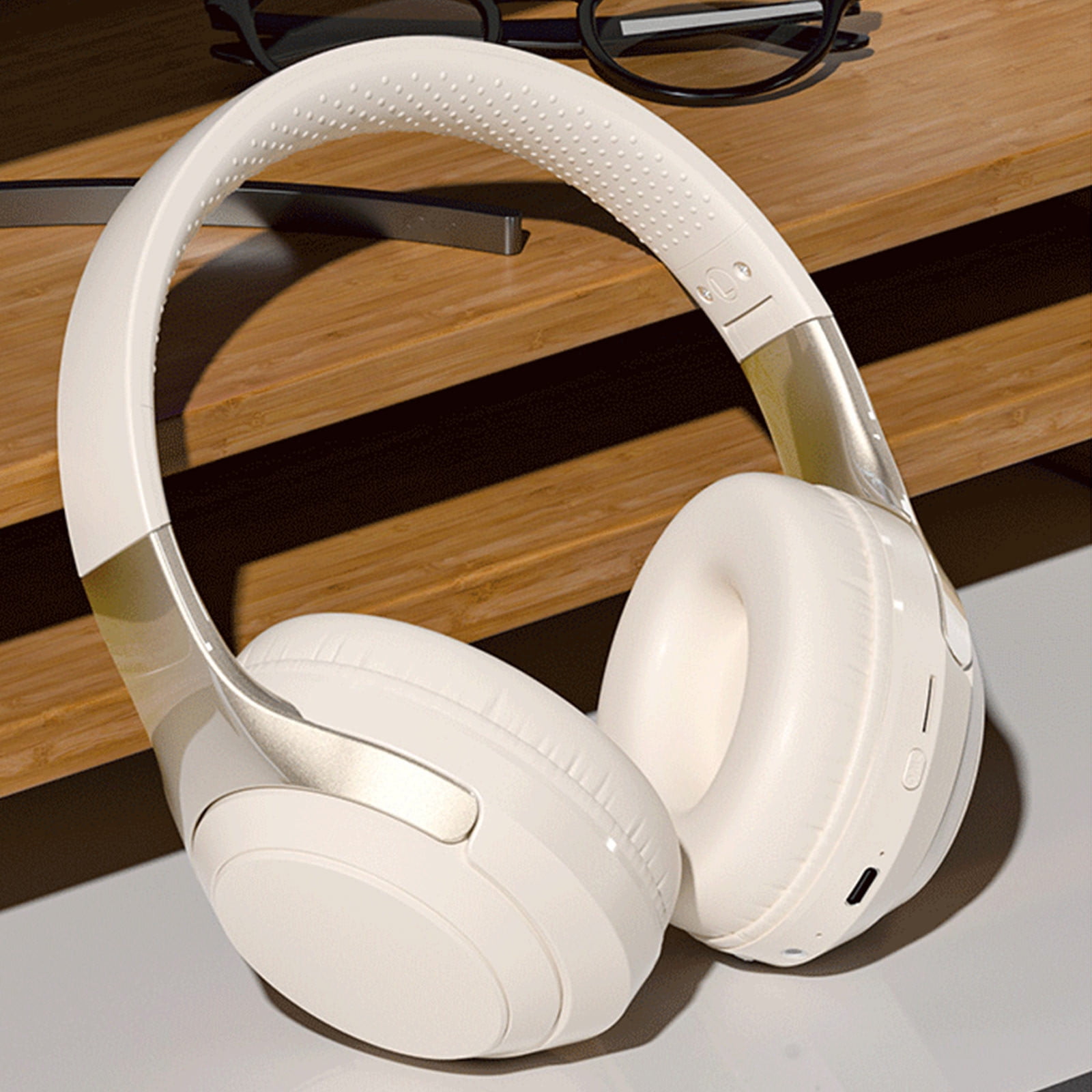 TOPRenddon Wireless Over Ear Headphones, Foldable Lightweight Bluetooth ...