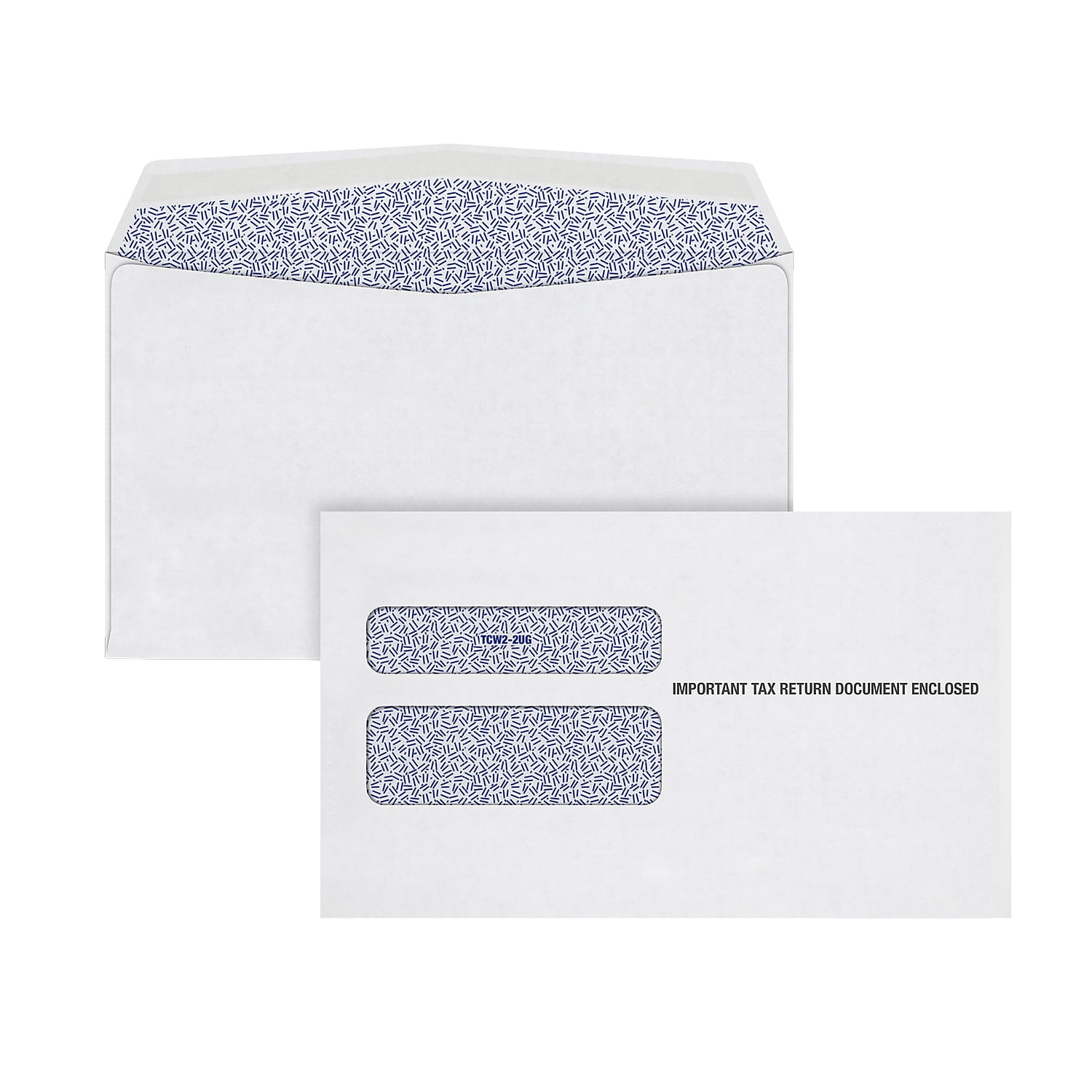 TOPS 2023 Double Window Continuous Tax Form Envelopes White 100/Pack ...