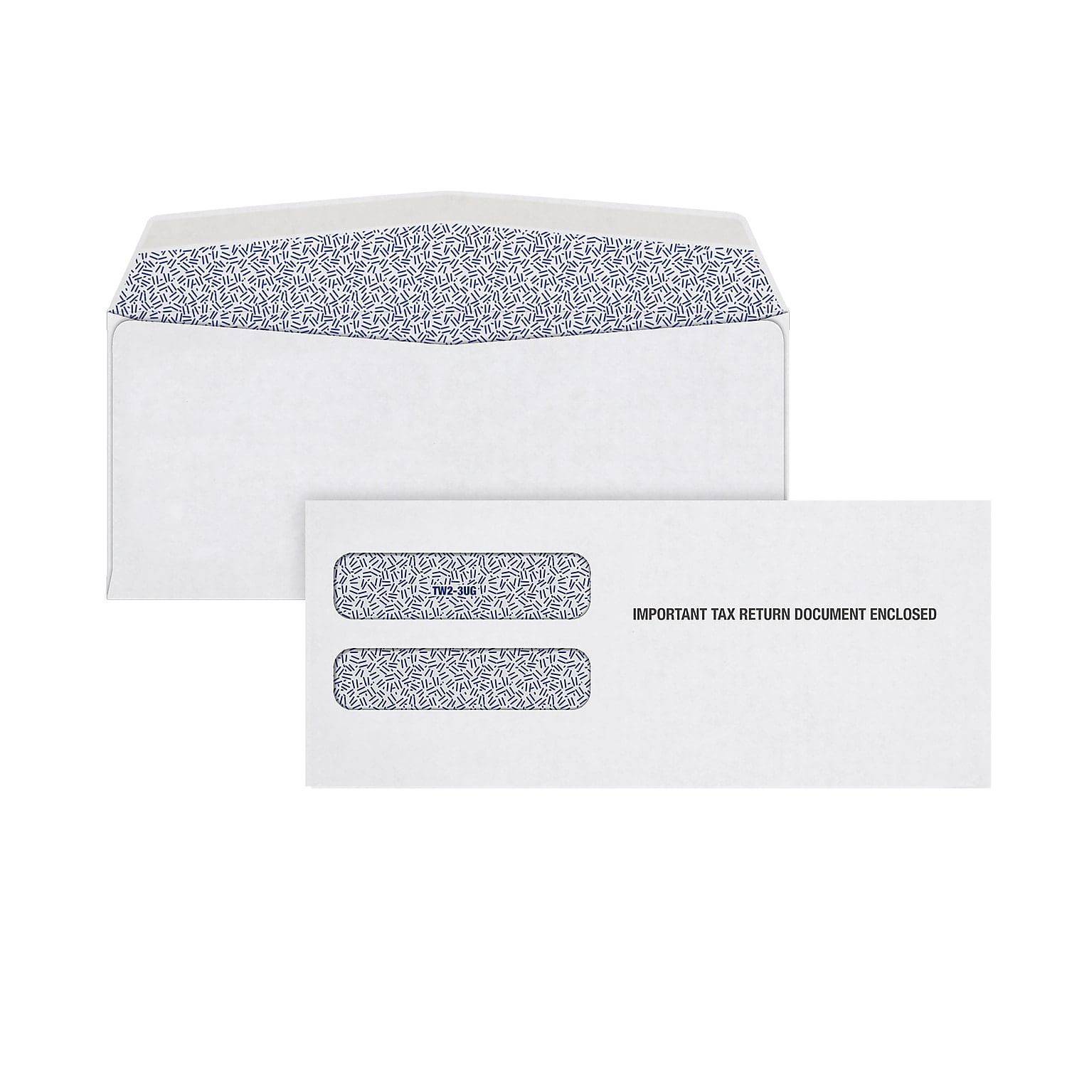 TOPS 2023 Pressure Seal Double Window Tax Form Envelopes White 100/Pack ...