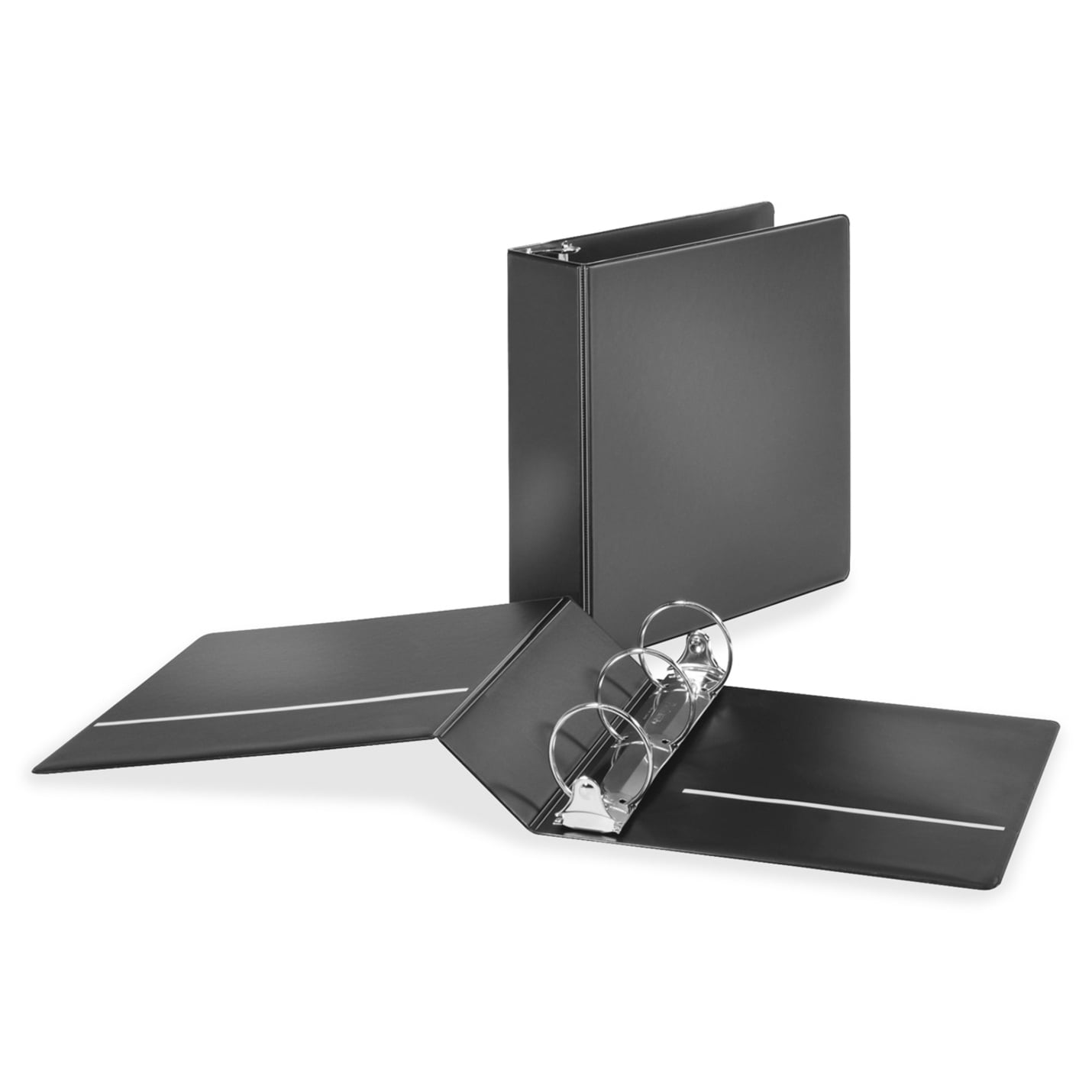(4 pack) Cardinal Performer Non-Locking Round Ring Binder, 3 Inches, Black - Walmart.com