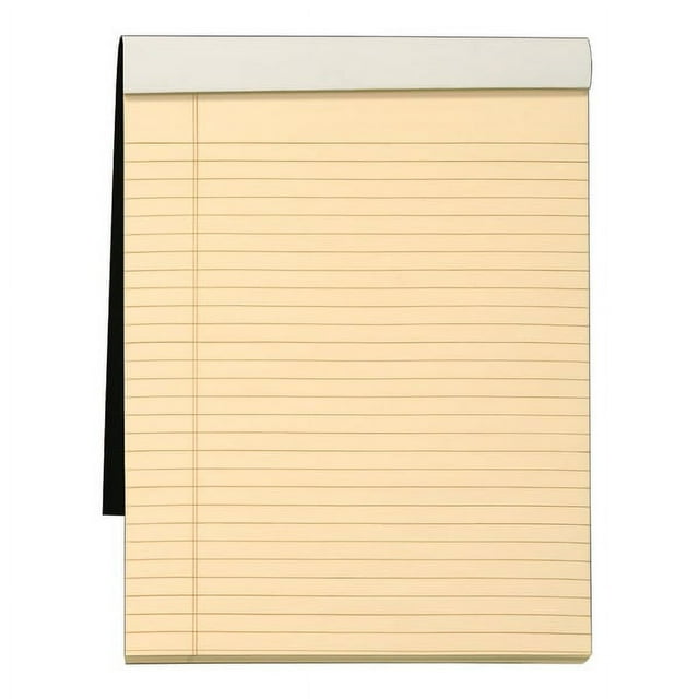 TOPS™ Docket Gold™ Premium Writing Pad, 8 1/2" x 11 3/4", Legal Ruled ...