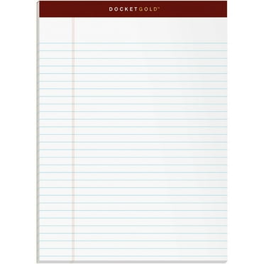 TOPS Legal Pad, 50 Sheets, 8.5x14, Wide/Legal Rule, Perforated, Canary ...