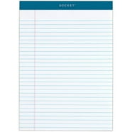 TOPS Docket Gold Lined Paper Writing Pads, 8-1/2 x 11-3/4, Legal Rule ...