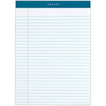 TOPS Docket Gold Lined Paper Writing Pads, 8-1/2 x 11-3/4, Legal Rule ...