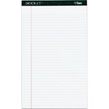 TOPS Docket Ruled Perforated Pads, Legal Rule, Ltr, White, 12 50-Sheet ...