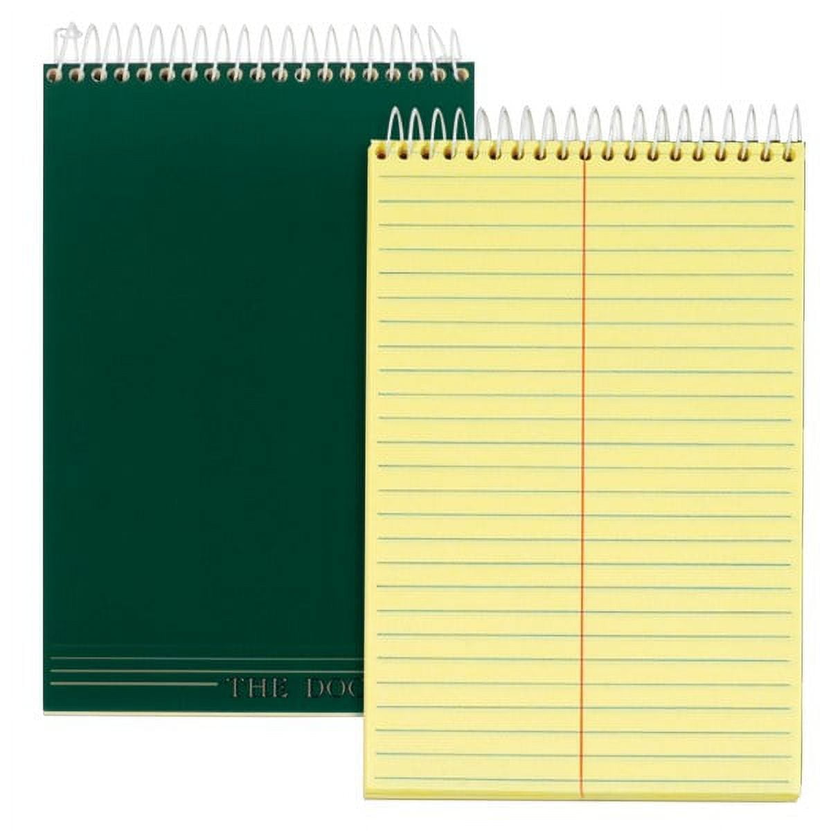 TOPS® Docket® Steno Book, 6" x 9", Gregg Ruled, 144 Sheets, Canary ...