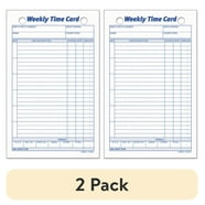 TOPS, TOP30041, Daily Time Sheet Form, 2 / Pack, White - Walmart.com