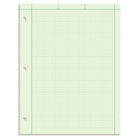 TOPS Engineering Computation Pad, School Supplies, 8-1/2 x 11, Grid ...