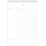TOPS™ FocusNotes™ Top-Wire Notebook, 8 1/2" x 11", Blue/White, 70 ...