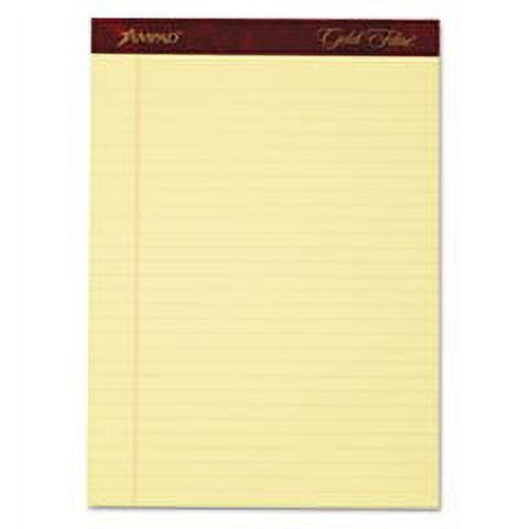 TOPS Gold Fibre Premium Rule Writing Pads - 50 Sheets - 20 lb - Letter ...