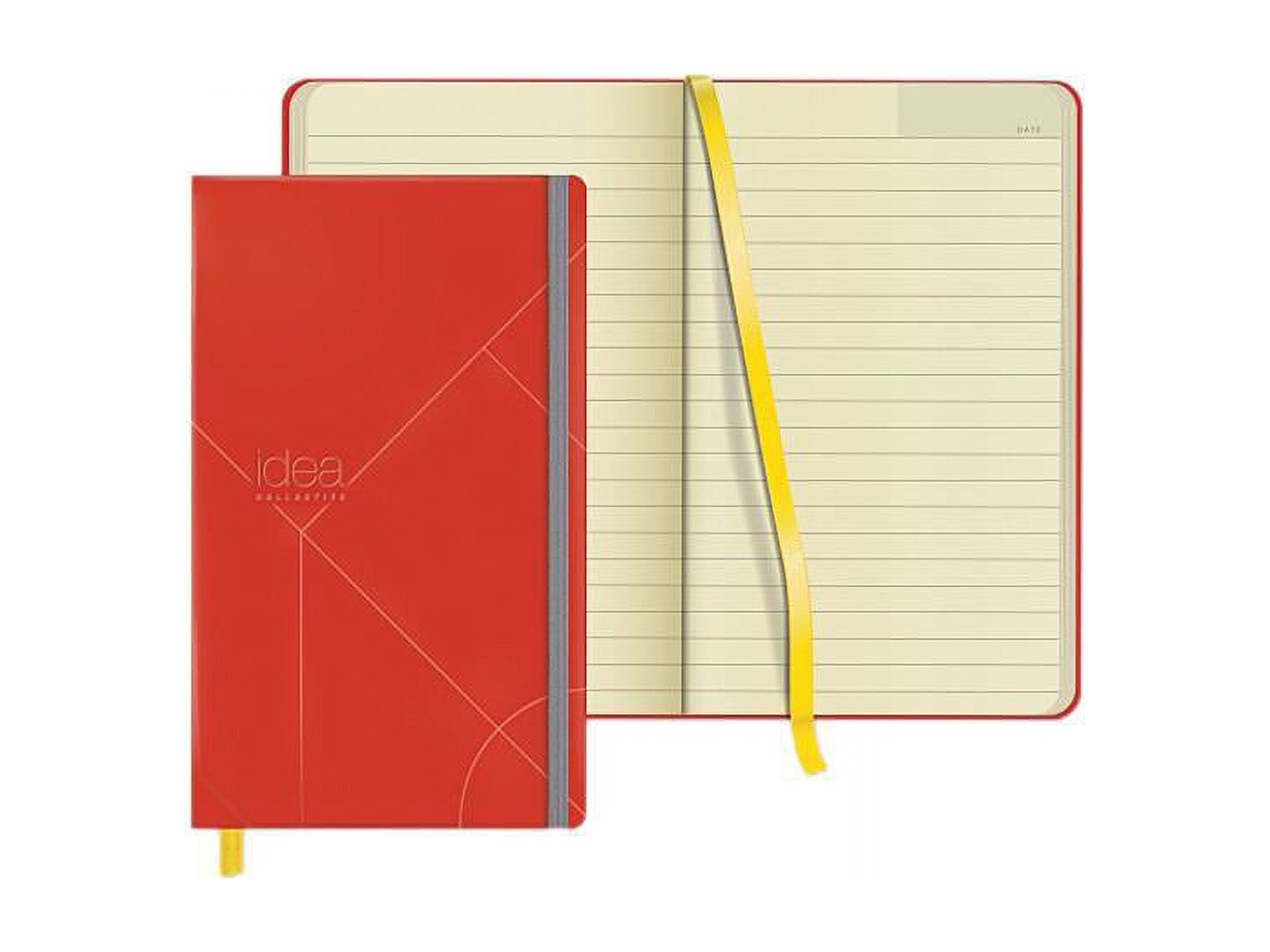 TOPS Idea Collective Medium Hardbound Journal, Wide Rule, Red - Walmart.com
