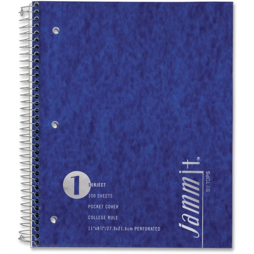 TOPS Jammit Pocket Wirebound Notebook - 100 Sheets - Printed - Wire ...