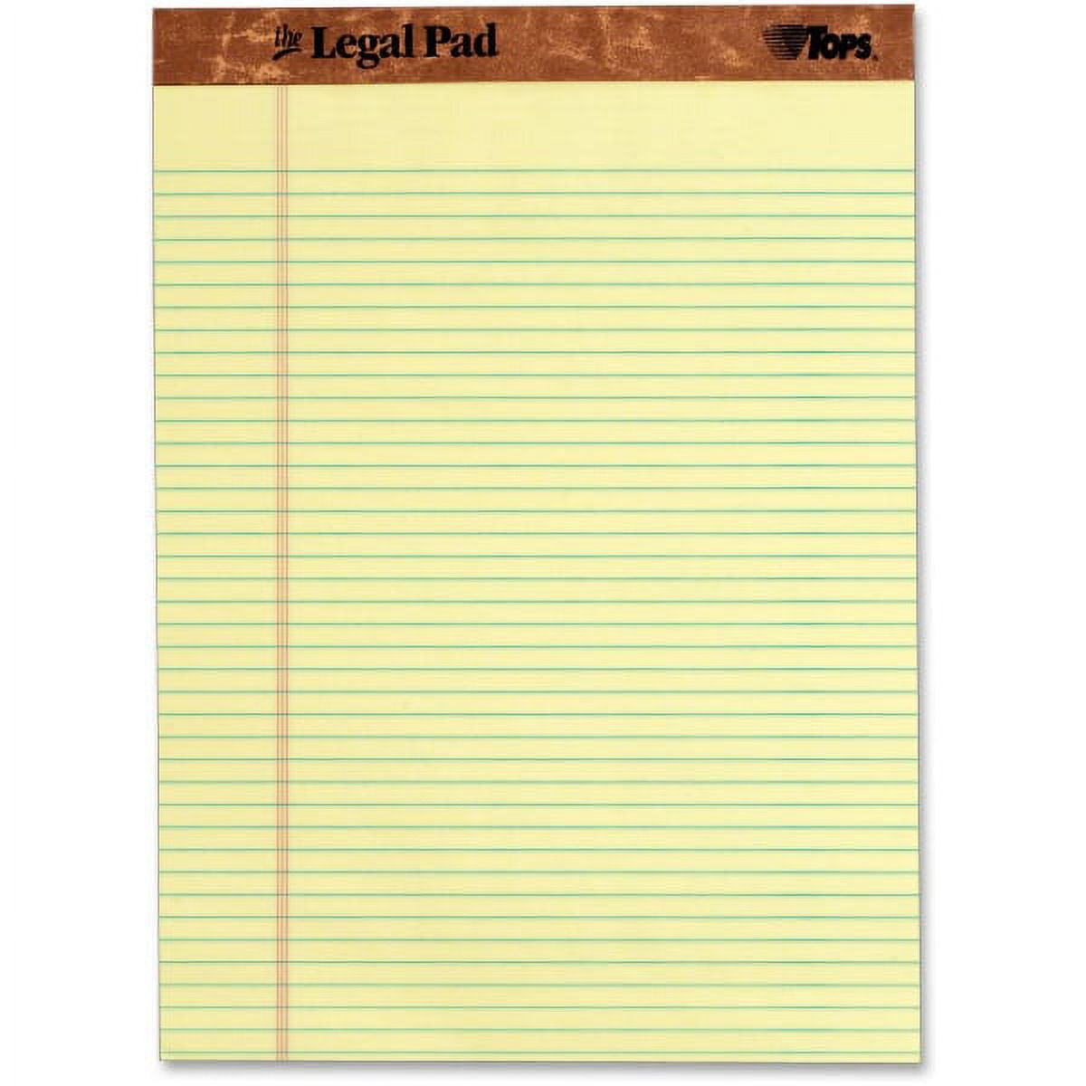 TOPS Narrow Rule Note Pads, Perforated, Letter-Size, 50 Sheets Per Pad ...