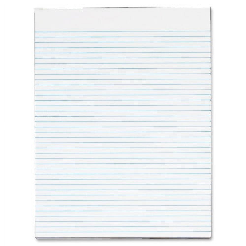 TOPS Narrow Ruled Glue - top White Writing Pads - Letter 50 Sheets ...