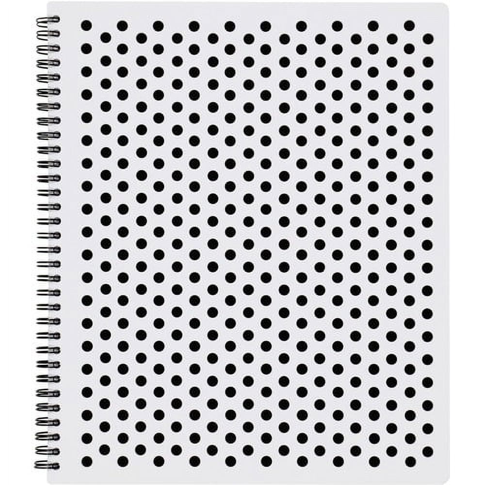 TOPS Polka Dot Design Spiral Notebook - Double Wire Spiral - College ...