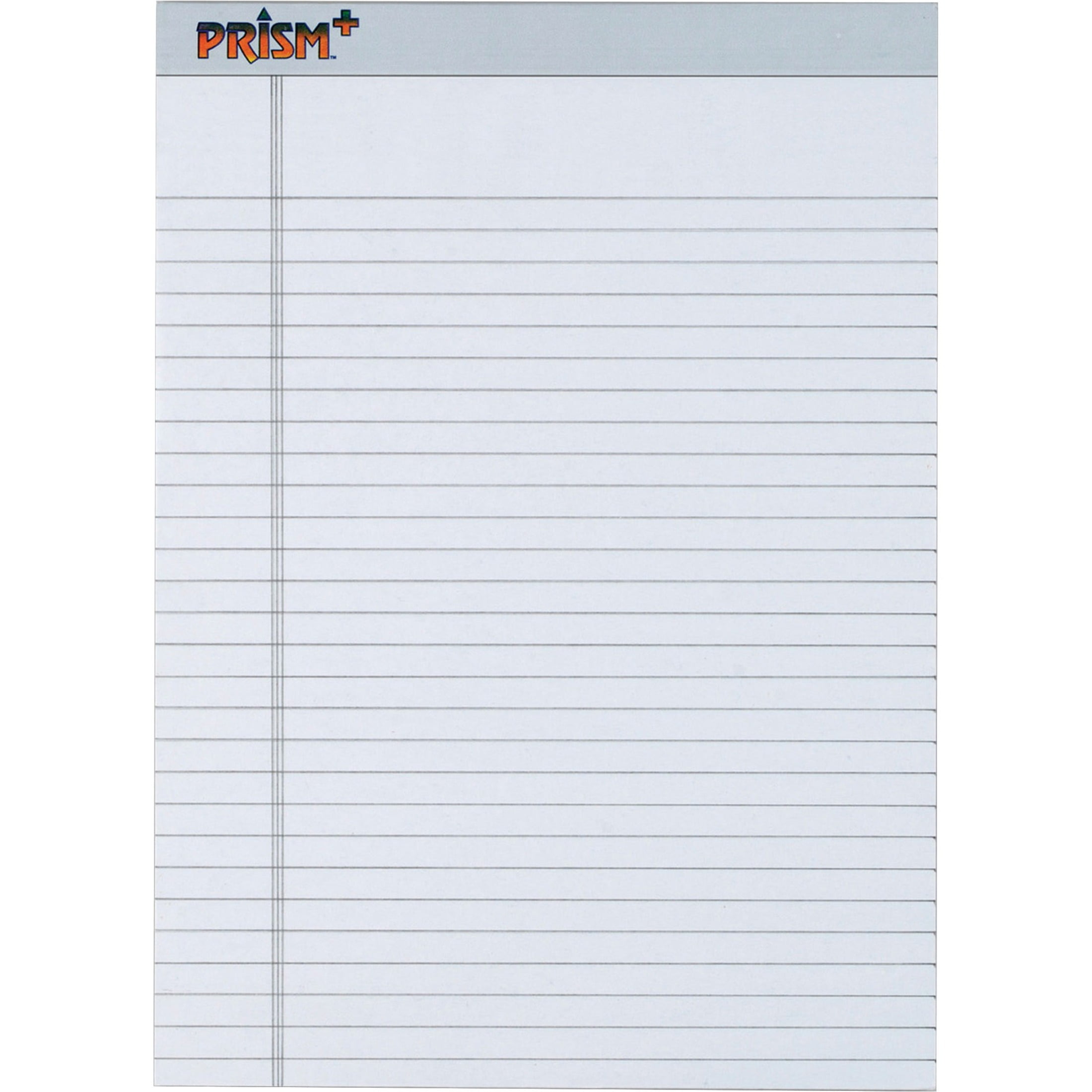 TOPS Prism Plus Colored Legal Pads, 8 1/2 x 11 3/4, Gray, 50 Sheets ...