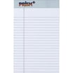Mead® Junior Legal Pad, 5" x 8", 50 Sheets, Canary Yellow, Pack of 24 ...