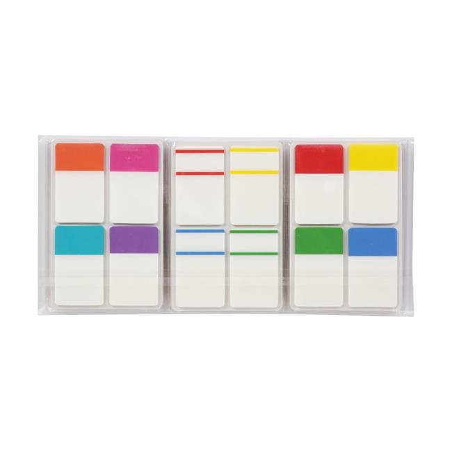 TOPS Products 1002503 1 in. Repositionable Tabs Page Flags, Assorted ...