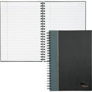 Wirebound Guided Business Notebook, Meeting Notes, Dark Gray, 11 x 8.25 ...
