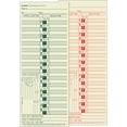 TOPS, TOP1275, Bi-Weekly Time Clock Cards, 500 / Box, Manila - Walmart.com