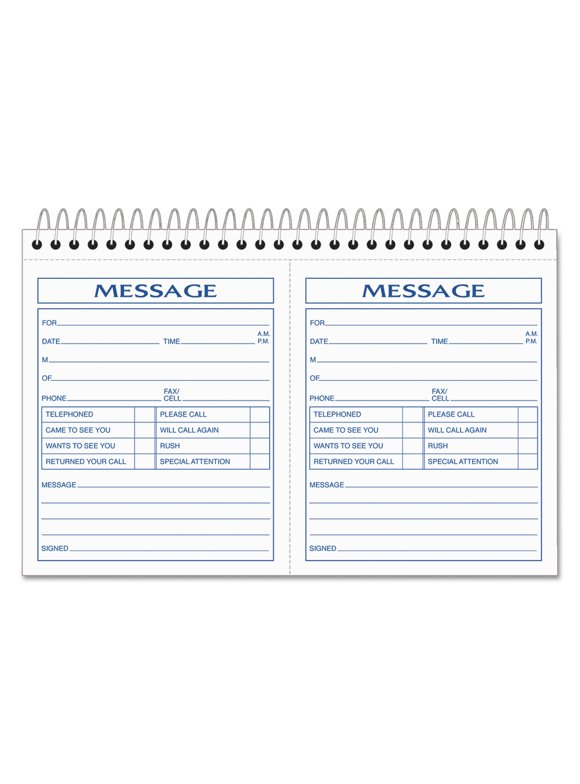 Telephone Message Books in Forms & Recordkeeping - Walmart.com