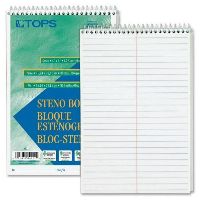 TOPS, TOP8020, Steno Books, 12 / Pack - Walmart Business Supplies
