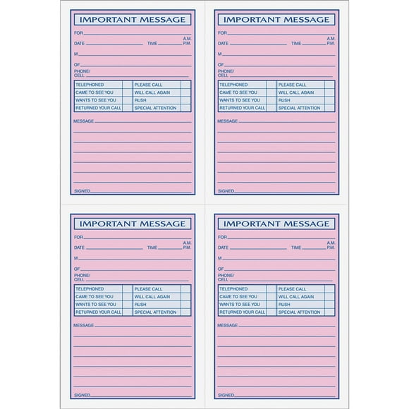 Phone Message Pads